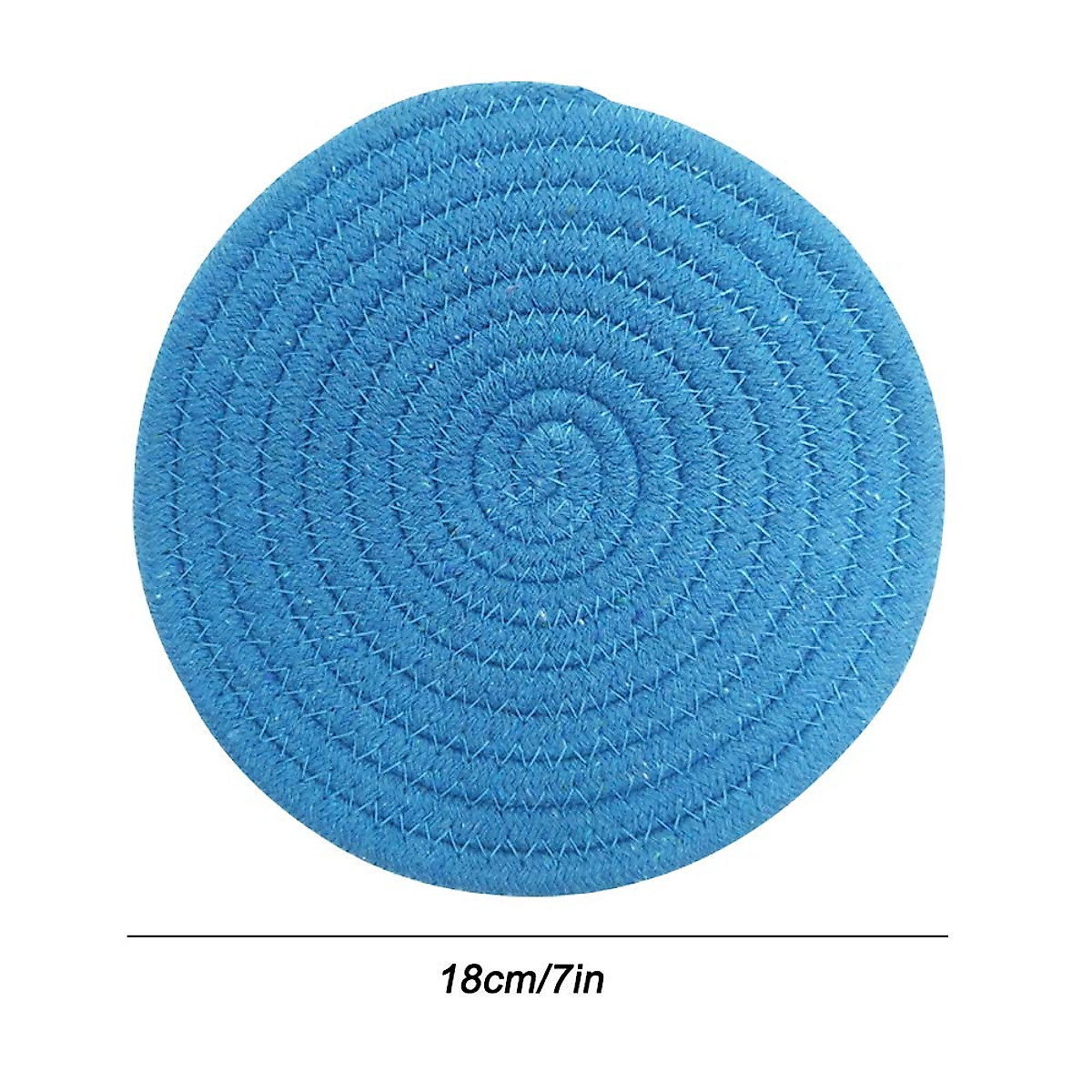 4 Pcs Cotton Thread Weave Hot Pot Holders, AIFUDA Multi-use Hot Mats Non-Slip Stylish Coasters Insulation Hot Pads Trivet for Cooking and Baking