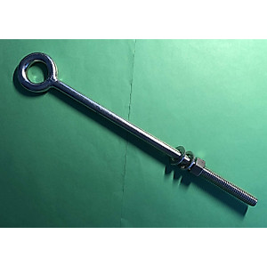 US STAINLESS Stainless Steel 316 Eye Bolt 1/2" x 12" Whitworth (1/2"-12) Short Thread Marine Grade Pitch of 12