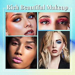 Oillase 12 PCS Eyeshadow Stick Sets with Smudge Proof Eyeshadow Primer Base, Waterproof Glitter Eyeshadow Pen with Soft Brush, Cream Eye Shadow Stick Makeup, Shimmer and Matte Eyeshadow Pencil Crayon