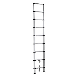 Cosco 20309T1ASE Smartclose Telescoping Aluminum Ladder, (300-Pound Capacity, 8.5 ft. ladder with 12 ft. Max Reach)