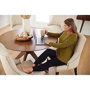 No Nonsense Women's Leggings - Soft Cotton Feel, Comfortable & Perfect for Layering, Gentle Elastic Waistband, Black, 2X