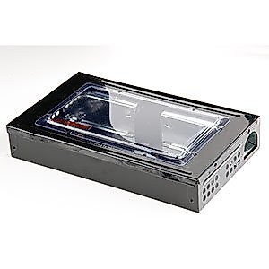 Repeater Low Profile Multi Catch Mouse Trap with Clear Inspection Window in Black Powder Coat Finish (12-Pack)