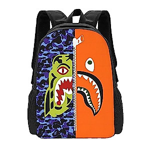 dzotmyn Cartoon Backpack for Students-17 inch Laptop Bag,Ideal for Casual Daypack,Outdoor Travel,Sports,and Shoulder Bookbag for Teen Boys and Girls