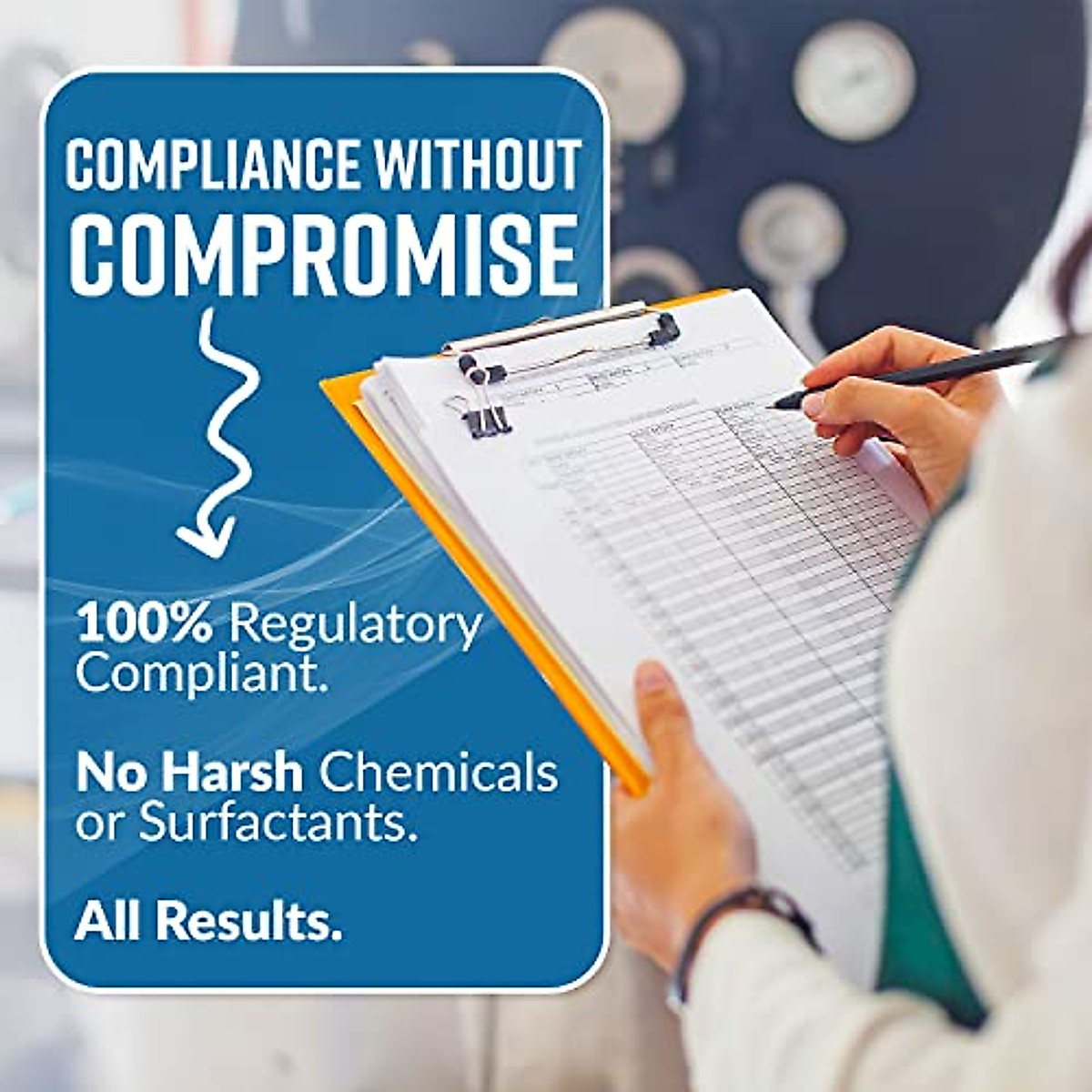 Eco Strong Commercial Grease Trap Treatment | Interceptor Grease Cleaner | Drop In Microbial Block Continually Digests Fats & Eliminate Odors (5 lbs)