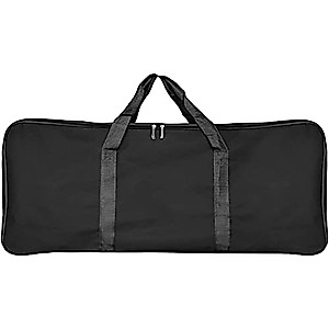 Rowzzi Portable BBQ Tool Storage Bag, Waterproof BBQ Tools Carry Bag, Oxford Fabric Grill Tool Carry Bag, Outdoor BBQ Grill Accessories Bag for Camping Picnic Trip (Black, 32)