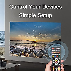 2 PCS Universal TV Remote Control Compatible with LG, Samsung, Philips, Panasonic, Sharp TCL, Vizio, Sony, Sanyo, Toshiba, Insignia, Hisense, JVC, RCA Brands LCD LED 3D HDTV TV Remote Control