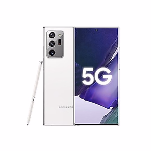 Unlocked Samsung Galaxy Note 20 Note20 Ultra 5G N986U1 6.9" 12GB RAM 128 Snapdragon NFC Original Android Cell Phone Mystic Black/US Version / N986U1 Simple Set