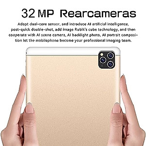 2023 Global Version 11.6 Inch Tablet Android 16GB RAM 1TB ROM Android 11.0 MTK6797 WiFi 8800mAh 10 Core Network Full Screen Purple / 8GB 256GB / UK-Plug