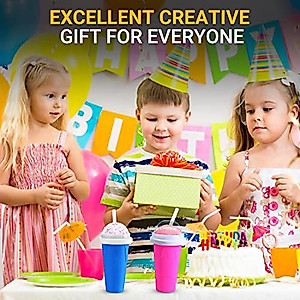 slushy maker slushy maker cup slushie cup slushie maker slushie maker cup ez slushy cup slushie cups maker cup slushy cups slushy freeze cup slush cup squeeze slushing cup slushy cup maker (Pink)