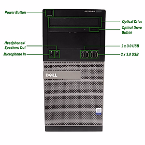 Dell OptiPlex 9020 Tower Computer Desktop PC, Intel Core i7-4970K 4.00GHz, 16GB Ram, 128GB M.2 SSD, 1 TB HDD, WiFi | Bluetooth, DVD Drive, Nvidia GeForce GT 1030 2GB DDR5, Windows 10 Pro (Renewed)