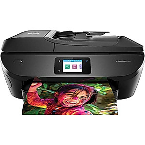 HP Envy Wireless All-in-One Color Photo Inkjet Printer - Black -Print Copy Scan Fax - 15 ppm, 4800 x 1200 dpi, 35-Page ADF, 2.65" Touchscreen Display, Auto 2-Sided Printing, WiFi, Ethernet