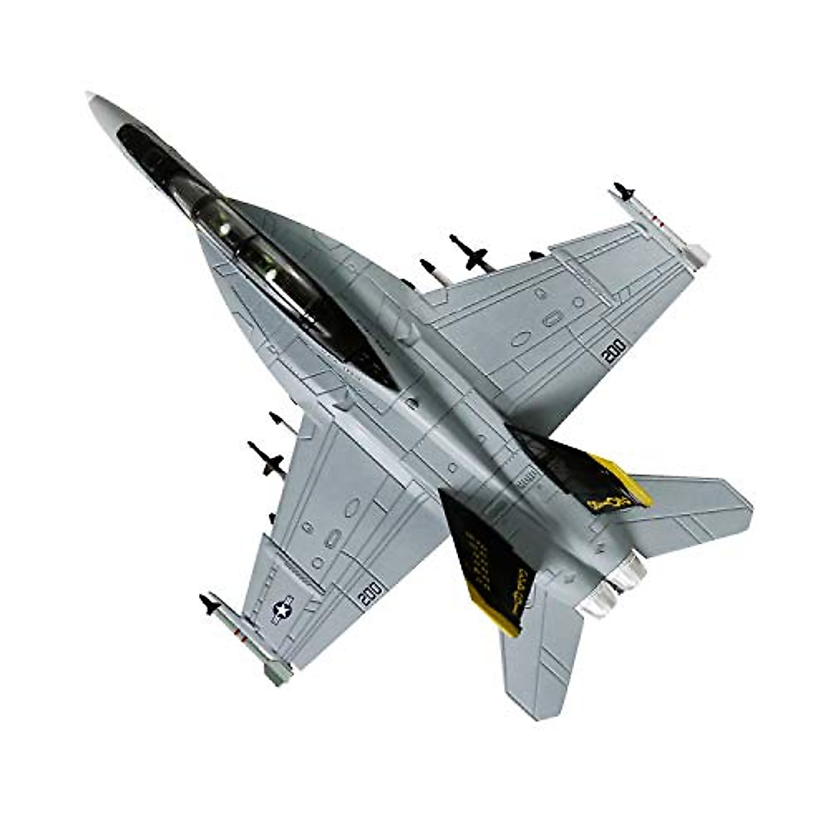 HANGHANG 1/100 Scale F/A-18 Hornet Strike Fighter Plane Metal Fighter Military Model Diecast Plane Model for Collection or Gift