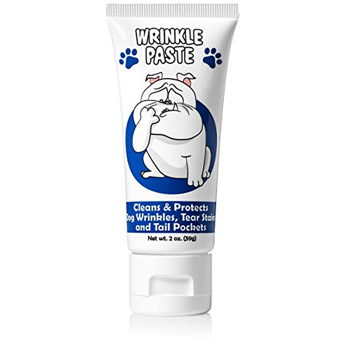 Squishface Wrinkle Paste & Flexible Silicone Dog Wrinkle Cream Applicator Bundle - Softer, Cleaner Way to Apply Wrinkle Paste to Your Dog's Face - Great for All Breeds!