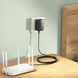 Basicvolt 12V 3A AC/DC Adapter Universal Power Supply with 10 DC Plugs, Regulated 12Volts 3000mA Power Adapter for LED Strip Light, CCTV Camera, BT Speaker, Router, DC12V Transformer