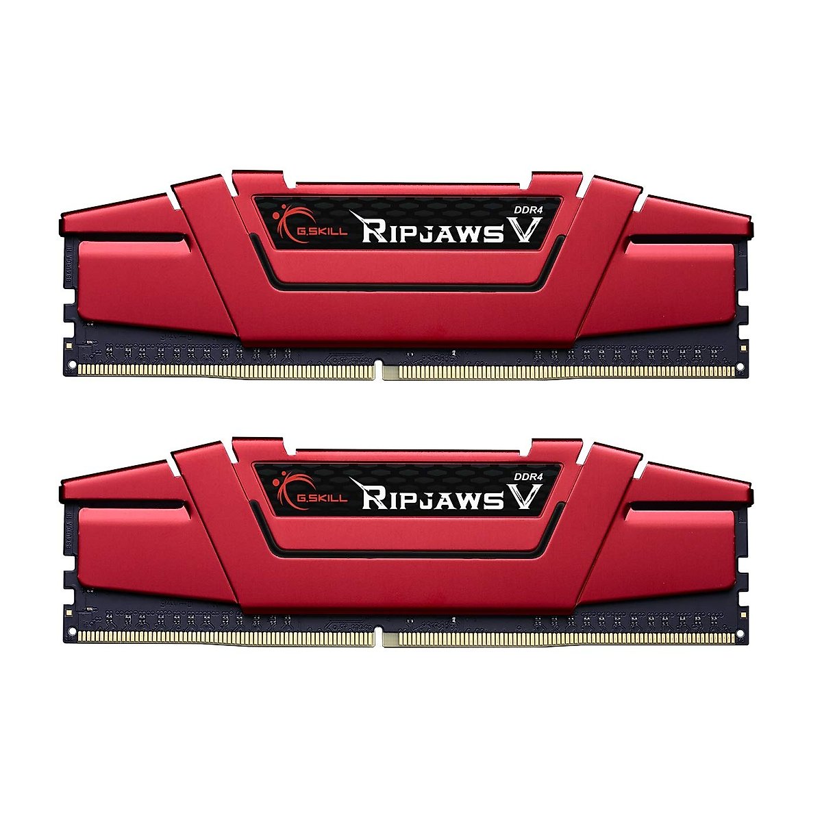 G.SKILL Ripjaws V Series (Intel XMP) DDR4 RAM 16GB (2x8GB) 3000MT/s CL16-18-18-38 1.35V Desktop Computer Memory UDIMM - Red (F4-3000C16D-16GVRB)
