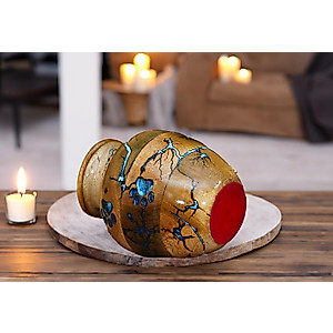 WEE WOODEN Small Urns for Human Ashes | Mini Urns for Human Ashes | Wooden Urn for Dogs Ashes | Cremation Urn for Pet Ashes | Memorial Pet Urns