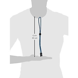 Chums 5 MM Universal Fit Retainer - Patented Tips Work with Most Eyewear - Unisex Sunglasses & Glasses Keeper - Adjustable Fit, Nylon Rope & Made in USA (5 MM, Blue/Dark Blue/Green/Turquoise)