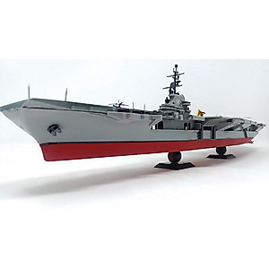 Atlantis USS Ticonderoga CV-14 1/500 Angled Deck Aircraft Carrier Toy and Hobby Plastic Ship Model kit Made in The USA