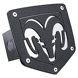 Au-Tomotive Gold Ram Class III Trailer Hitch Plug – Rugged Black for Dodge RAM
