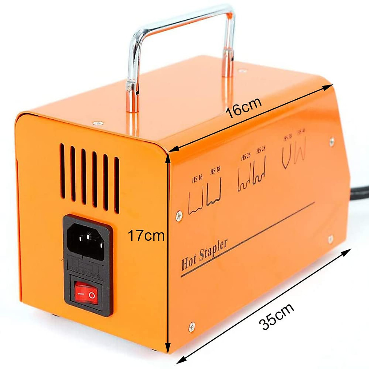 LOYALHEARTDY Plastic Welder Kit Hot Plastic Welding Gun Machine Stapler Kit Welder Welding Machine Plastic Car Repair Bumper Repair w/ 600PCS Staples