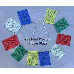 Tibetan Flower Of Life Singing Bowl Mallet Cushion Set ~ For Meditation, Yoga, Spiritual Healing and Mindfulness ~ Extra Large