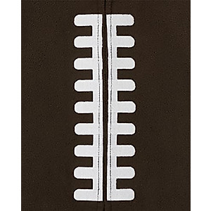 The Children's Place child Family Matching Christmas Holiday Pajamas Sets, Snug Fit 100% Cotton, Big Kid, Toddler, Football Fam & Toddler - Zip Sleeper 9-12 Months