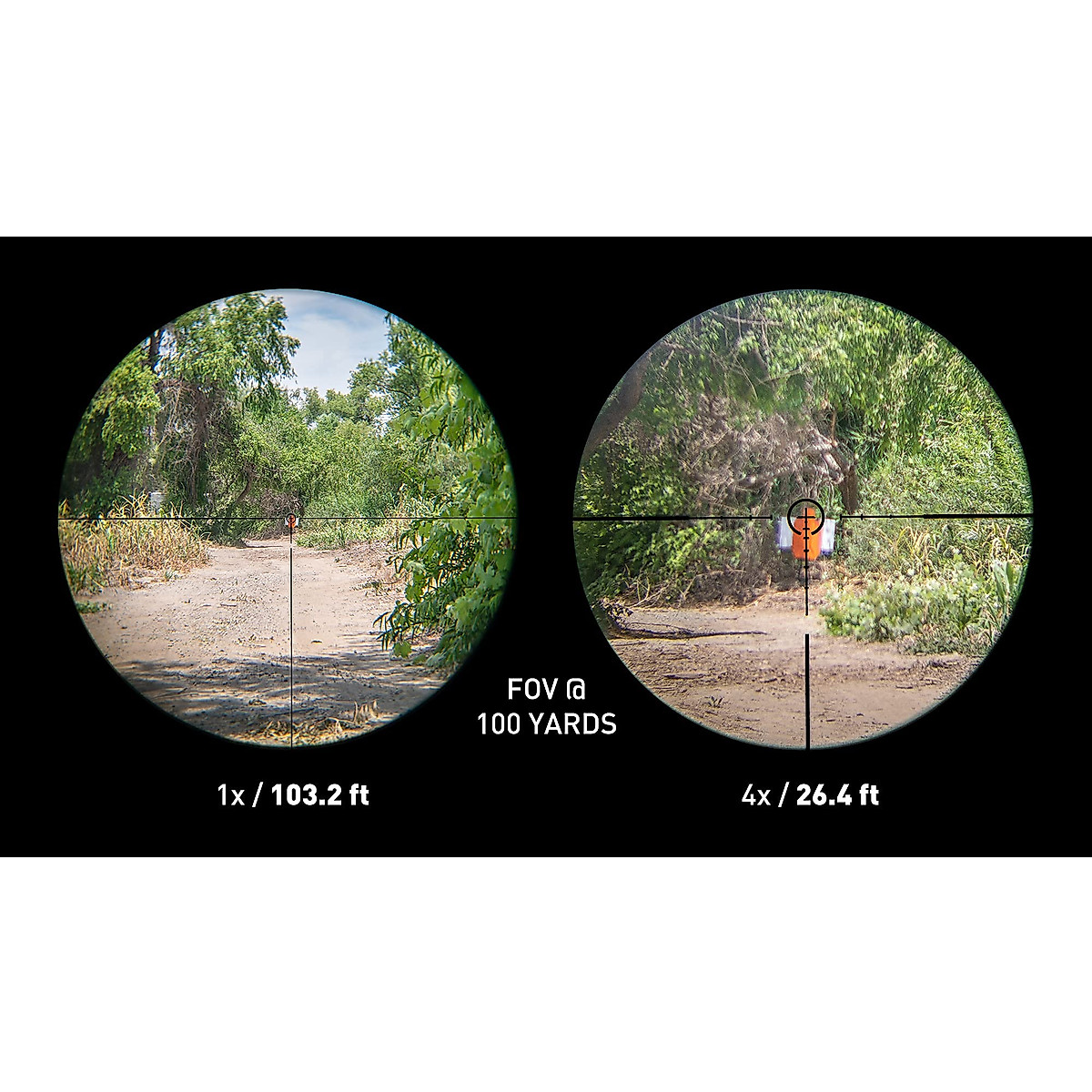Monstrum G2 1-4x24 First Focal Plane FFP Rifle Scope | ZR305 H-Series Offset Scope Mount | Flat Dark Earth | Bundle