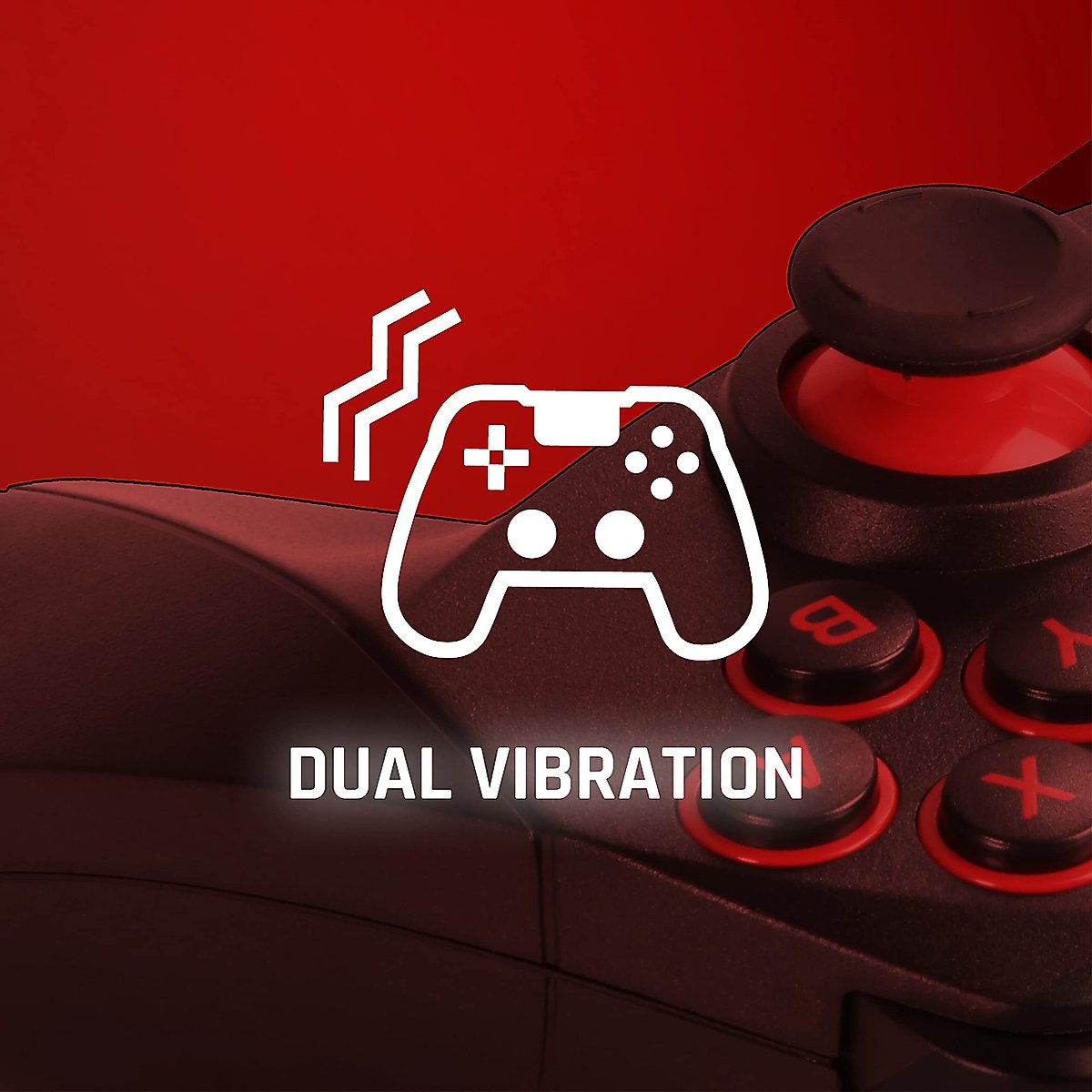 Snakebyte Gamepad Controller for Nintendo Switch/Lite/OLED – Gamepad S Pro – Dual Motor Turbo Vibration – Ergonomic – Programmable – Bluetooth – Dual Analog Joysticks