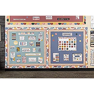 Teacher Created Resources Wonderfully Wild Straight Rolled Border Trim - 50ft - Decorate Bulletin Boards, Walls, Desks, Windows, Doors, Lockers, Schools, Classrooms, Homeschool & Offices