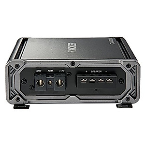 Kicker Bundle Compatible with 2014 - UP Chevy Silverado Crew Cab 43C124 Dual 12" Loaded Sub Box Enclosure with 46CXA8001 Amplifier