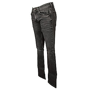 Tommy Hilfiger Men's Jeans Slim fit Stretch Trousers 5 Pockets Article XM0XM01688 Bleecker AG (as1, Waist_Inseam, Numeric_33, Numeric_32, Regular, Regular, 1B2 Agar Black, W 33 / L 32)