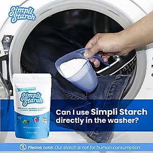 Liquid Starch Concentrate - Instant Mix Powder (Makes 3 Gallons) Perfect for laundry, spray starch, ironing, quilting, crochet, slime, play dough and other fun craft projects - 1 Pack-16oz