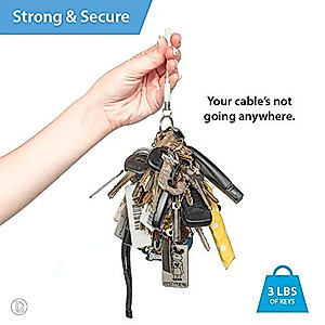 Dongle Dangler 3.5mm Headphone Jack Adapter - Compatible with iPhone 14/14 Pro/13/13 Pro/12/12 Pro/11/11 Pro/X/Xr/Xs/Xs Max/8/8 Plus/11/11 Pro Max/SE (Keychain 2-Pack)