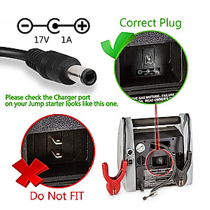 17V 1A Power Supply Adapter for Die Hard Portable Power 950 1150 Jump Starter Mains, for Bose Soundlink I II III 1 2 3 Mobile Speaker