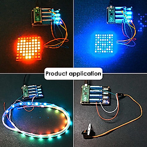 GeeekPi Screw Terminal Expansion Board for Raspberry Pi Pico/Pico W, Screw Terminal Block Breakout Module Board with LED