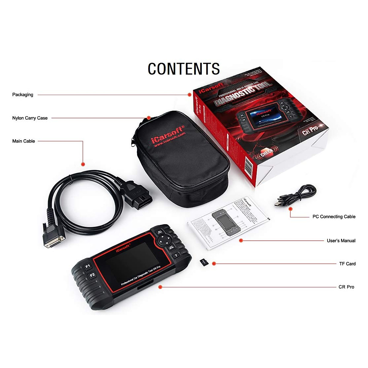 iCarsoft CR Pro Diagnostic Scan Tool