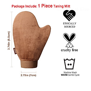 Sanfery Self Tanner Mitt Applicator - US Patent Self Tanning Mitt, Sunless Tanning Glove, Fake Tan Mitt