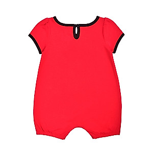 Disney Baby Minnie 3 Pack Rompers,Red/Black/White, 12 Months
