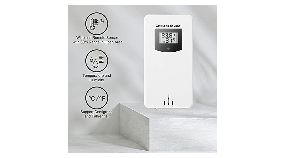 Wireless Weather Station: Indoor Outdoor Temperature Monitor