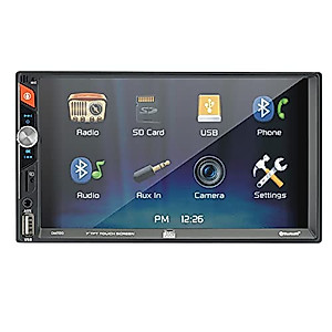 Dual DM720 7-Inch Double-DIN in-Dash Mechless Receiver with Bluetooth
