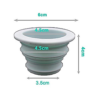 3 Pack Drain Pipe Seal Ring, Drain Pipe Hose Deodorant Silicone Plug Sewer Seal Ring For Washing Machine Laundry Room Bathroom Bathtub