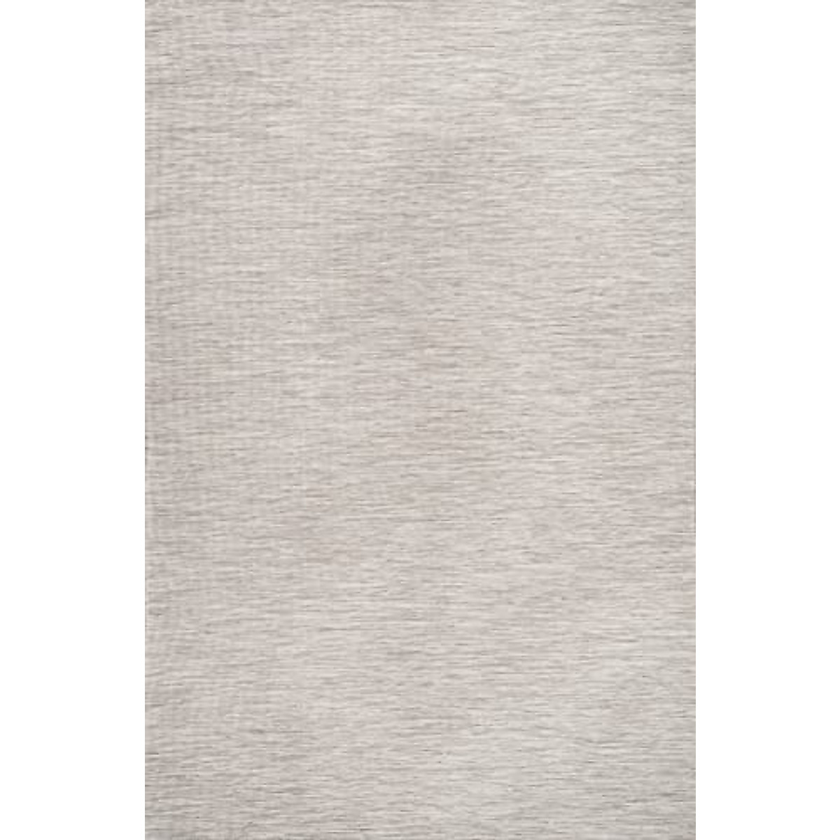JONATHAN Y TSN100E-5 Ethan Modern Flatweave Solid -Indoor/Outdoor Area Rug, Casual, Contemporary, Coastal Easy-Cleaning,Bedroom,Kitchen,Backyard,Patio,Non Shedding, Light Gray, 5 X 8