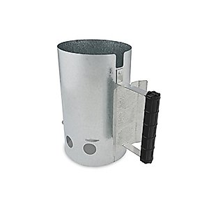 GrillPro 39470 Chimney Charcoal Starter, Silver