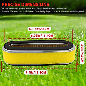 HR215 Air Filter 17210-ZE6-505 17210-ZE6-003 17211-888-013 for Honda HR214 HR194 HR195 HRA214 HR215 HRC215 GV150 GV200 GXV120 Lawn Mower