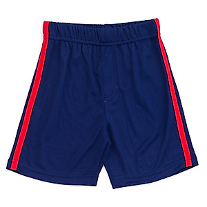 CoComelon JJ Baby Boys Graphic T-Shirt & Mesh Shorts Set Gray/Red 18 Months