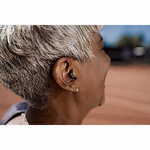 Sony CRE-C10 Self-Fitting OTC Hearing Aid for Mild to Moderate Hearing Loss, Black