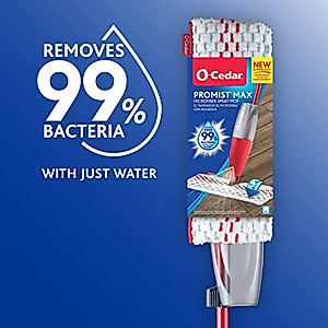 O-Cedar ProMist MAX Microfiber Spray Mop, Red