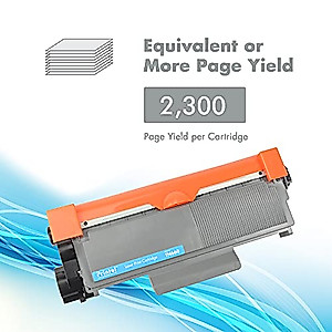 Printel Compatible Toner Cartridge for Brother TN660 High Yield Black Used for Brother DCP-2520, DCP-2540, HL-2300, HL-2305, HL-2320, HL-2340, HL-2360, HL-2380, MFC-2680, MFC-2700, MFC-2705…