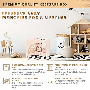 Bright Life Baby Keepsake Box - Memory Book - Preserve Priceless Memories for a Lifetime