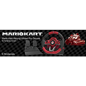 Nintendo Switch Mario Kart Racing Wheel Pro Deluxe By HORI,USB - Officially Licensed By Nintendo